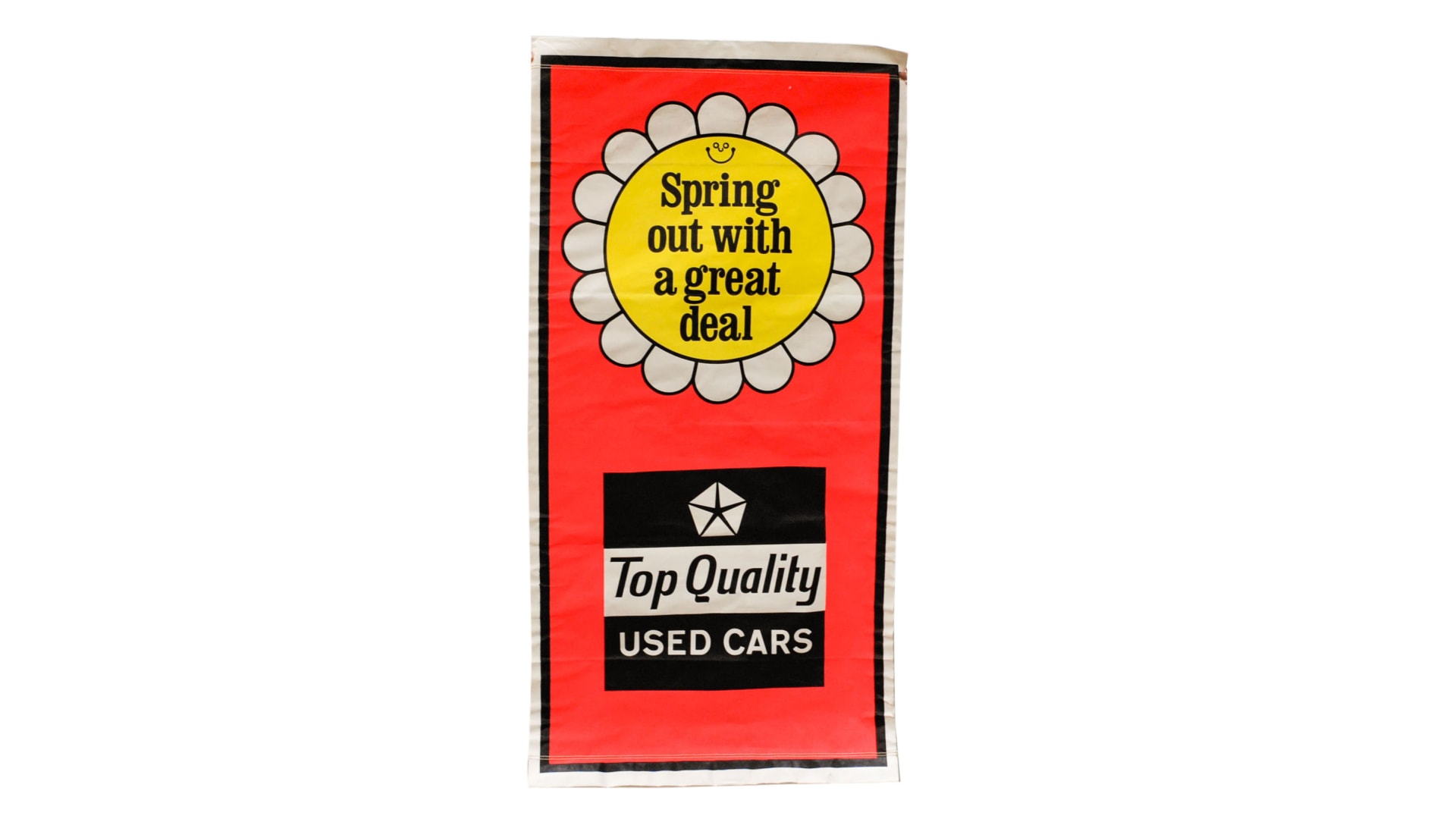 Chrysler Dealer Banner 36x72 at Indy Road Art 2019 as K455 - Mecum Auctions