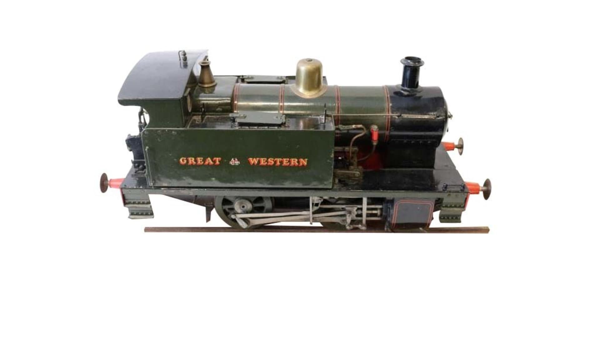 Great Western Live Steam Model Train Engine 10x12x26 at Indy Road Art ...