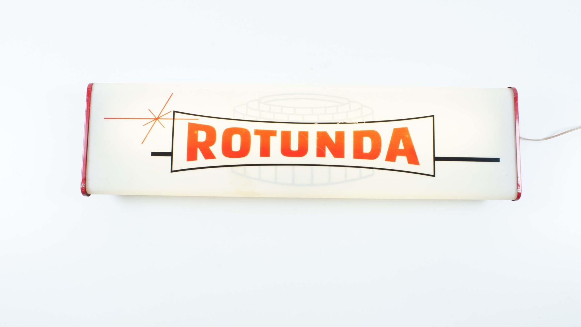 Rotunda Single-Sided Backlit Plastic Sign at Indy Road Art 2020 as H245 ...