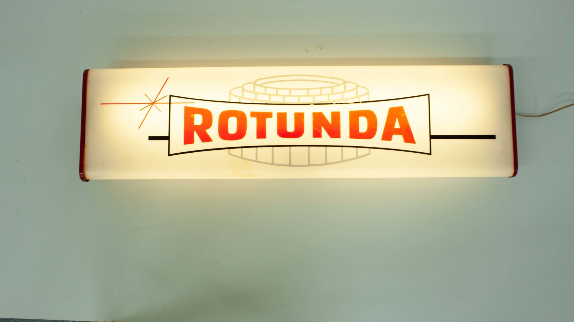 Rotunda Single-Sided Backlit Plastic Sign at Indy Road Art 2020 as H245 ...