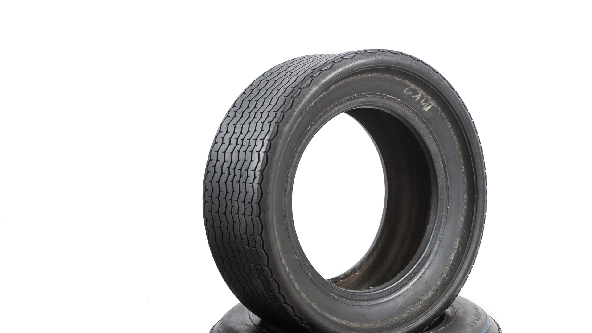 Pair Of Goodyear Blue Streak Speedway Special Racing Tires For GT40 5. ...