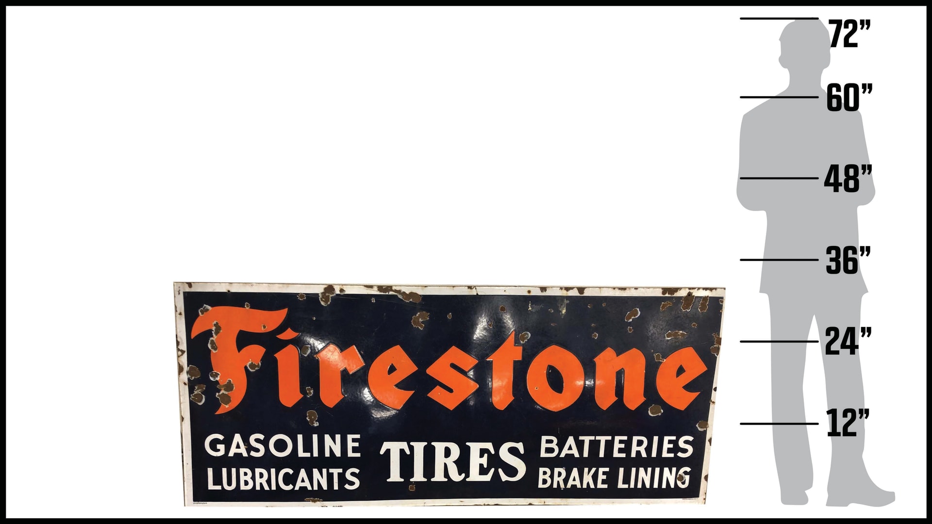 Firestone Single-Sided Porcelain Sign at Indy Road Art 2022 as M28 ...