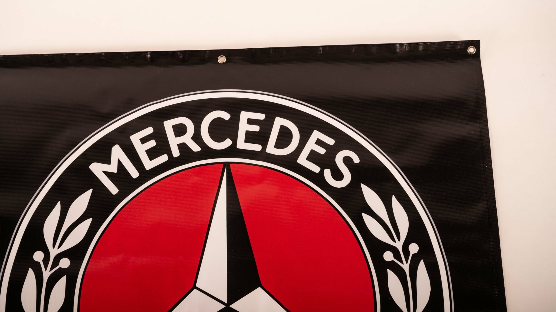 Mercedes Benz and Porsche Banners at Indy Road Art 2022 as M430 - Mecum ...