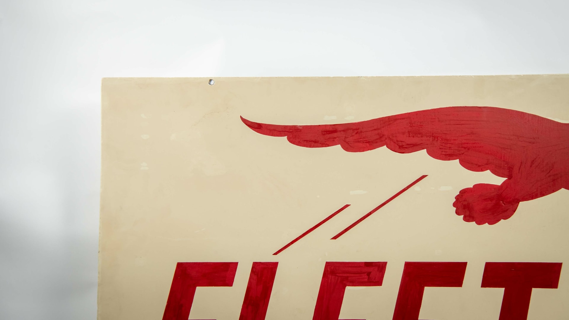 Fleet-Wing Double-Sided Metal Sign at Indy Road Art 2022 as N78 - Mecum ...