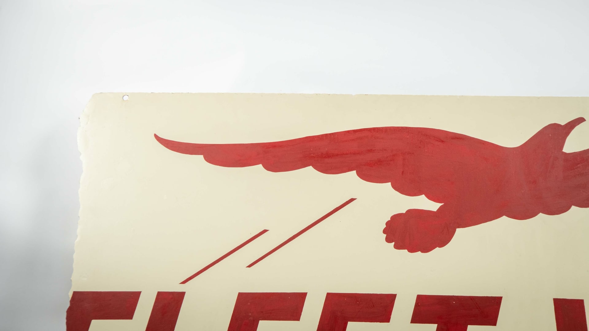 Fleet-Wing Double-Sided Metal Sign at Indy Road Art 2022 as N78 - Mecum ...