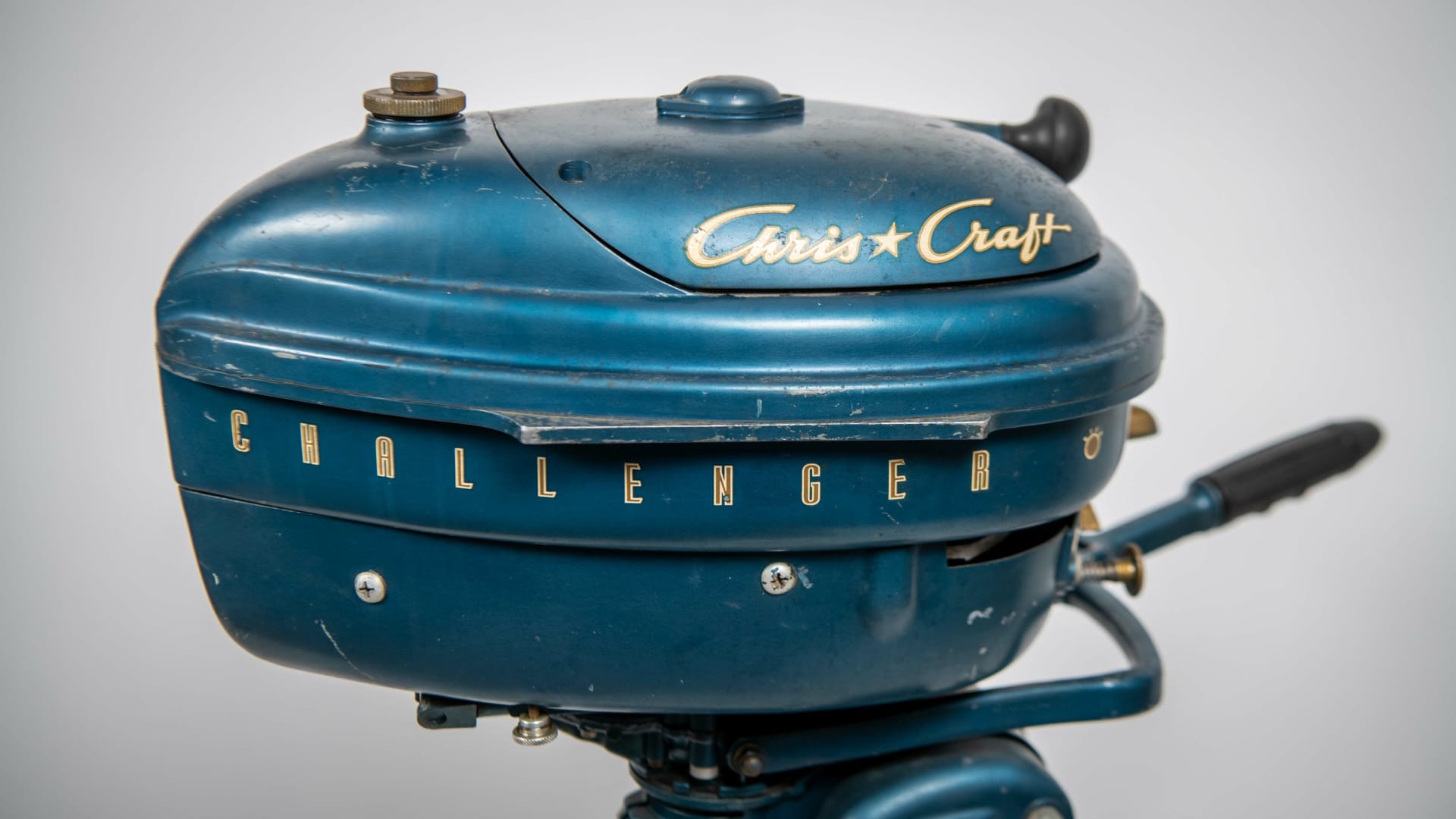 Chris Craft Challenger Outboard Boat Motor at Indy Road Art 2022 as ...