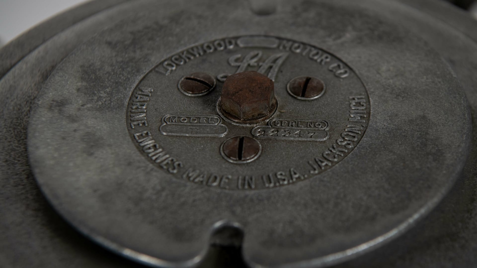 1930s Lockwood Chief Outboard Boat Motor at Indy Road Art 2022 as N288 ...