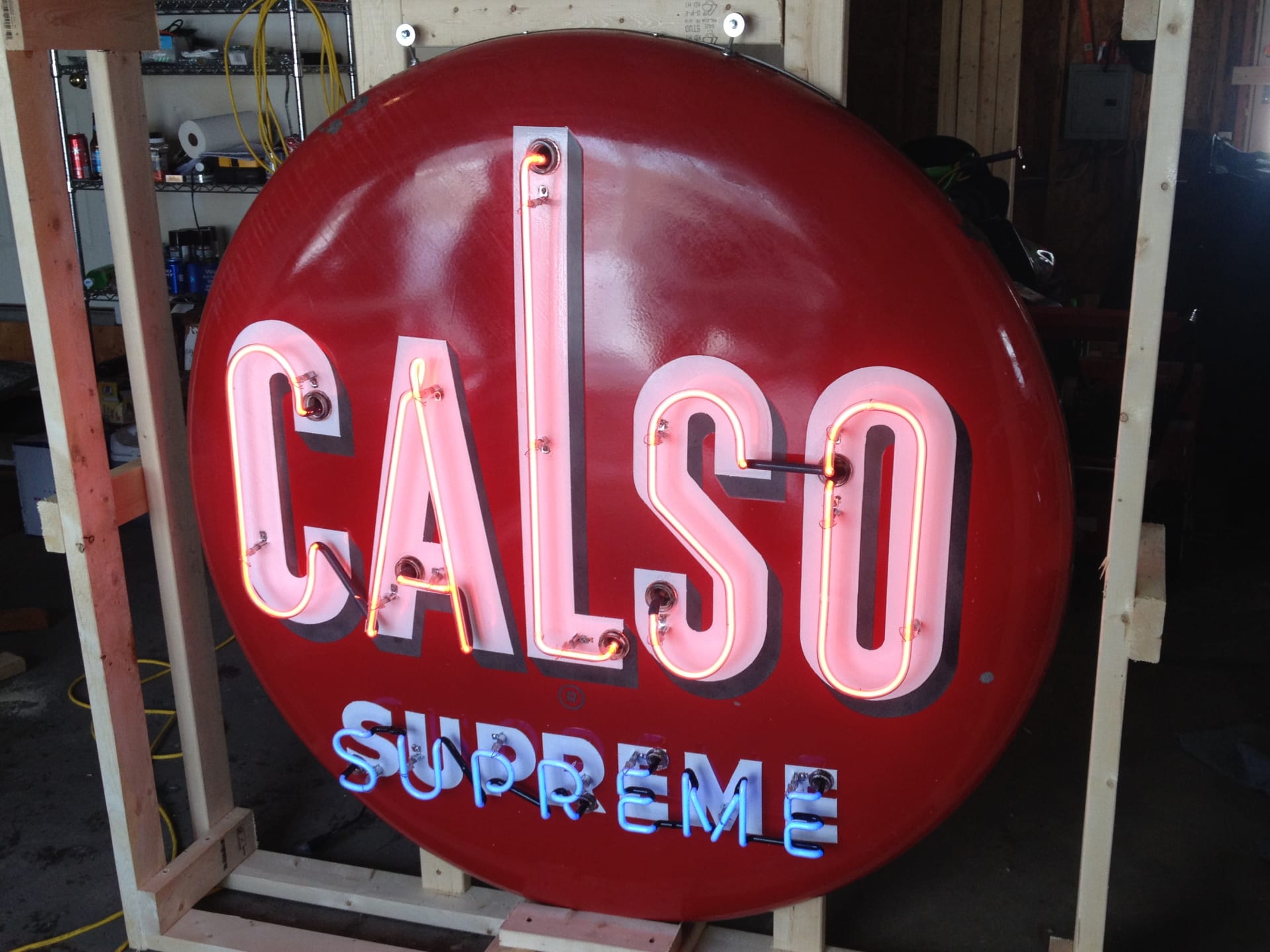 Calso Neon Sign SSPN 60in at Dana Mecum's 27th Original Spring Classic 2014 as J60 - Mecum Auctions
