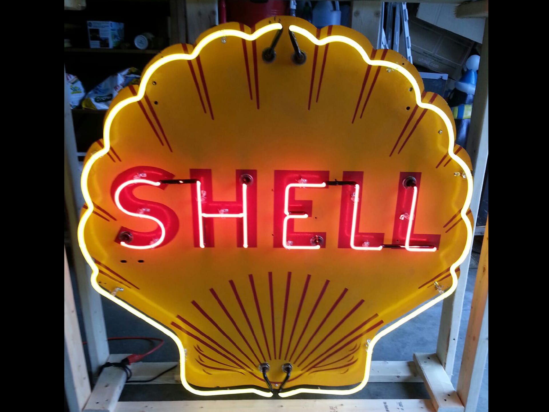Shell Neon Sign SSPN 48in at Dana Mecum's 27th Original Spring Classic ...