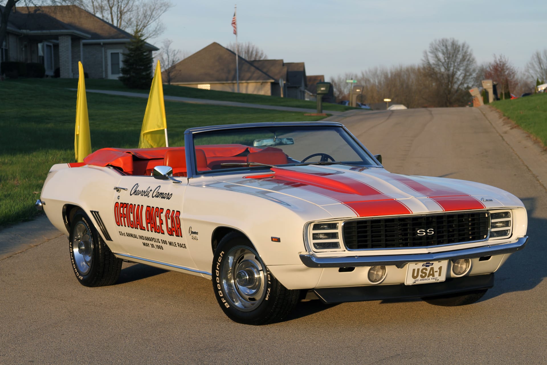 1969 Chevrolet Camaro RS/SS Pace Car Edition at Indy 2015 as F96 ...