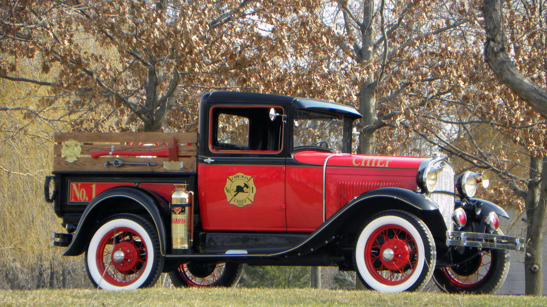 1930 Ford Model A Fire Truck at Indy 2016 as T36 - Mecum Auctions