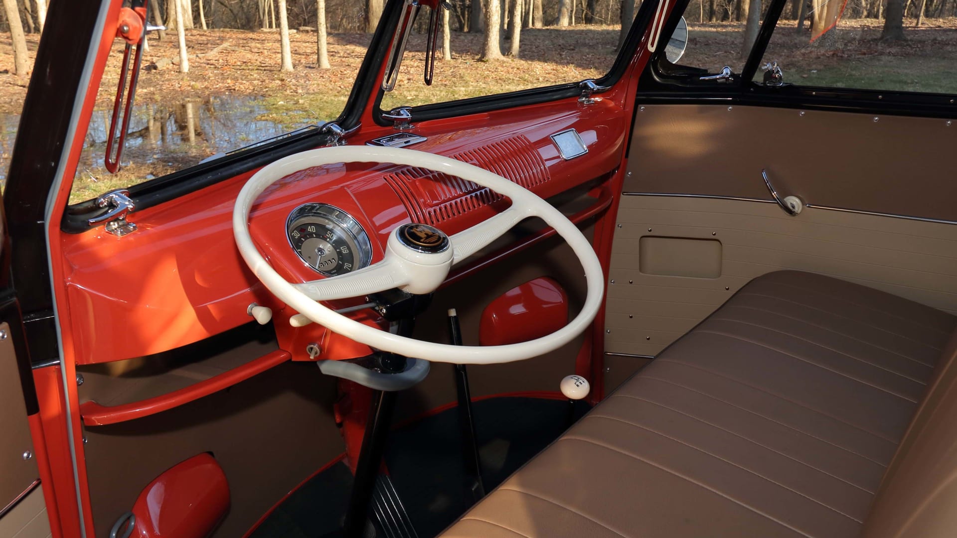 1957 Volkswagen Type II 23-Window Bus at Indy 2020 as F153 - Mecum Auctions