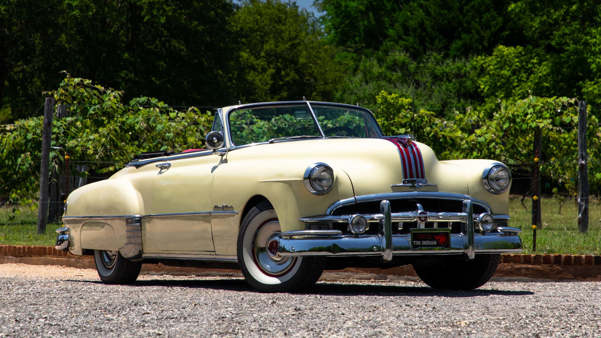 1949 Pontiac Chieftain Deluxe Convertible at Indy 2020 as G160 - Mecum ...