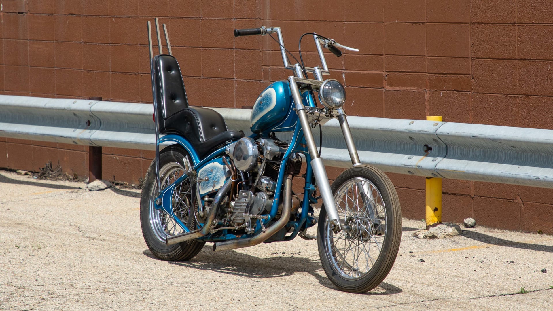 1947 Harley-Davidson Knucklehead Chopper at Indy 2020 as L173 - Mecum ...