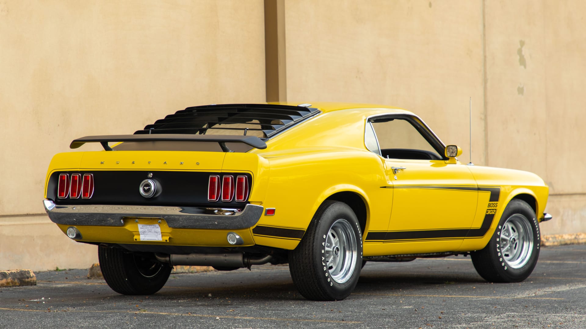 1969 Ford Mustang Boss 302 Fastback at Indy 2022 as F165 - Mecum Auctions