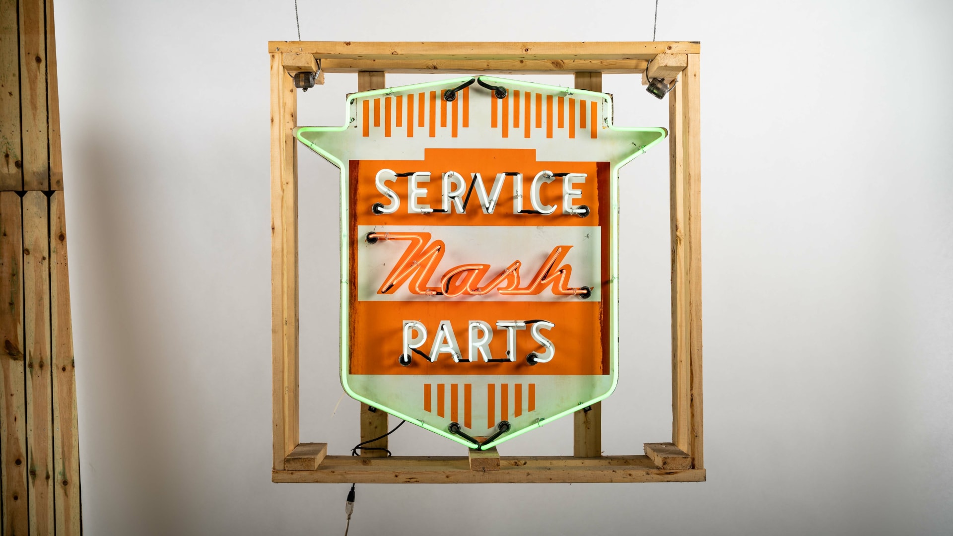 Nash Single-Sided Porcelain Neon Sign at Indy 2022 asZ800 - Mecum Auctions