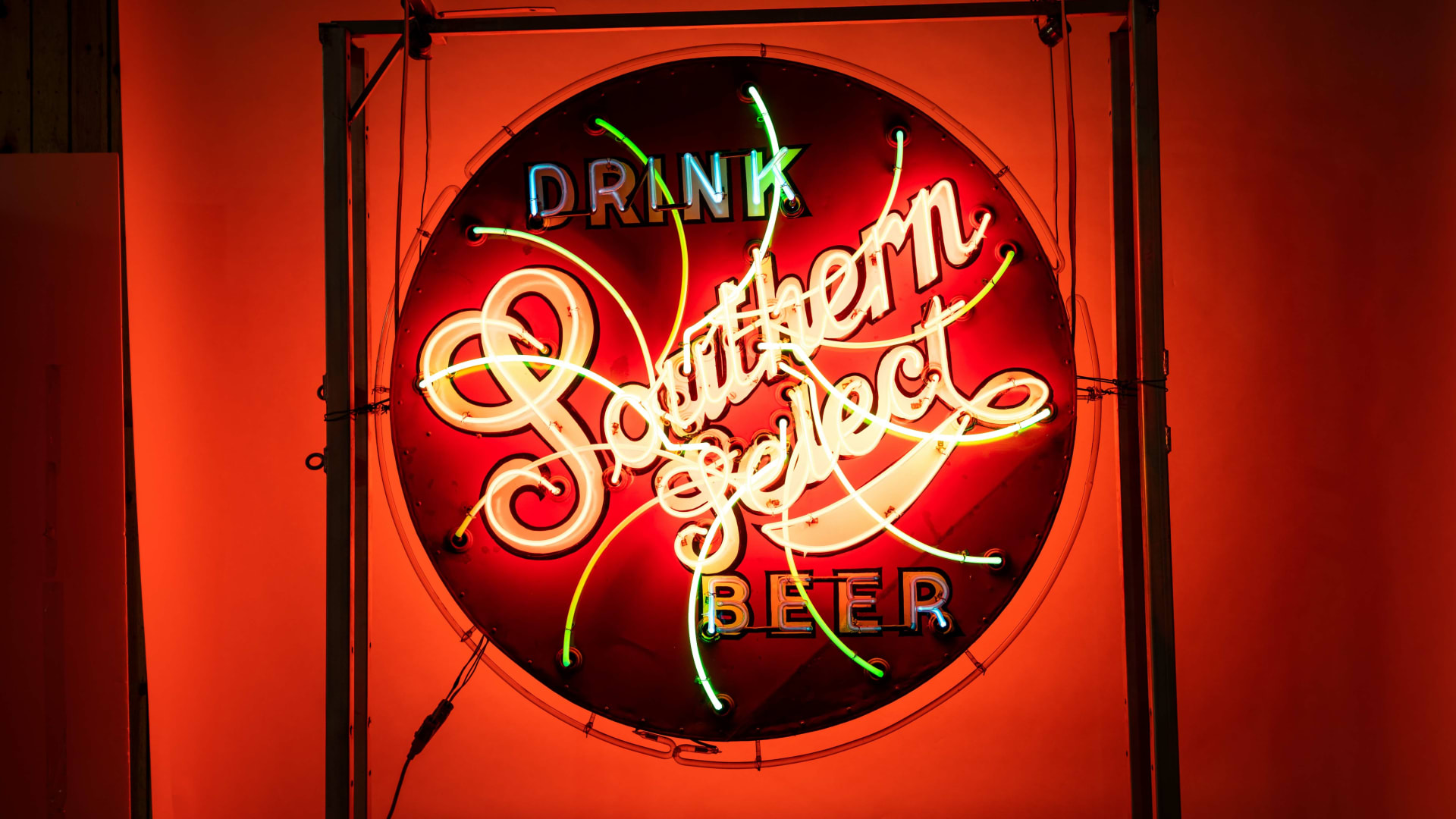 Southern Select Beer Double-Sided Tin Neon Sign at Indy 2022 as Z909 ...