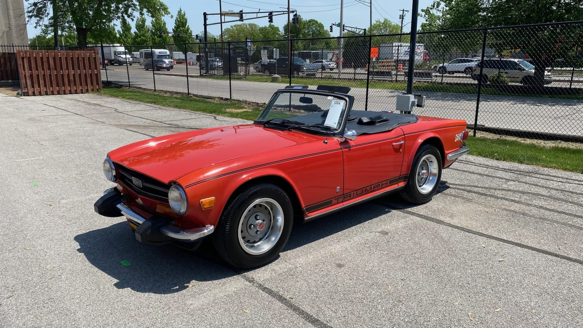1974 Triumph TR6 Convertible at Indy 2022 as G64 - Mecum Auctions