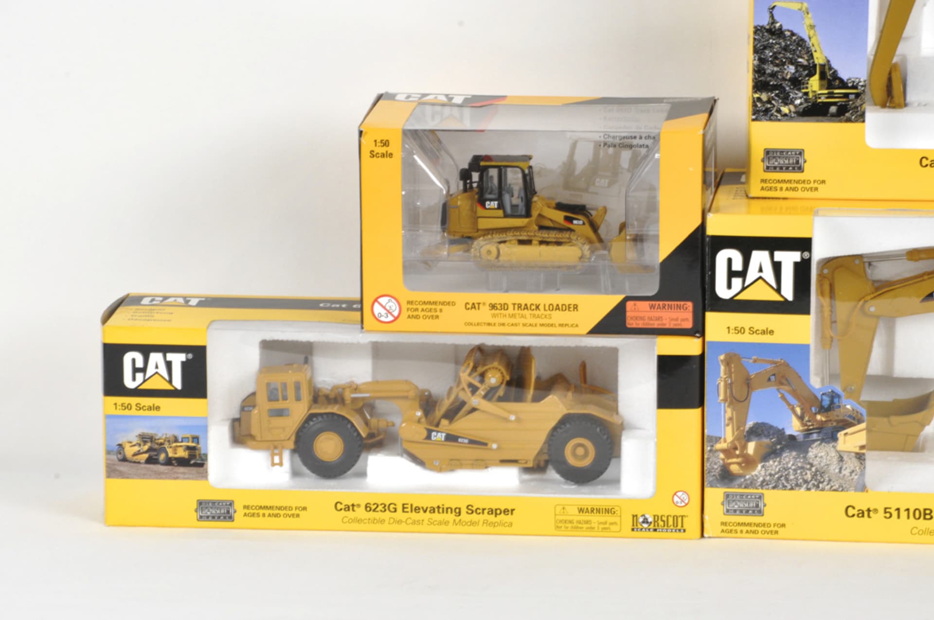 Caterpillar And Bell Model Tractors Lot Of 6 at The Toy Auction 2014 as ...