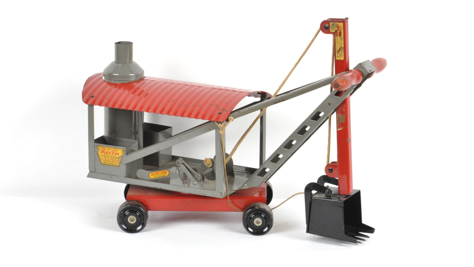 Keystone Ride Em Steam Shovel at The Toy Auction 2014 as M348 - Mecum ...