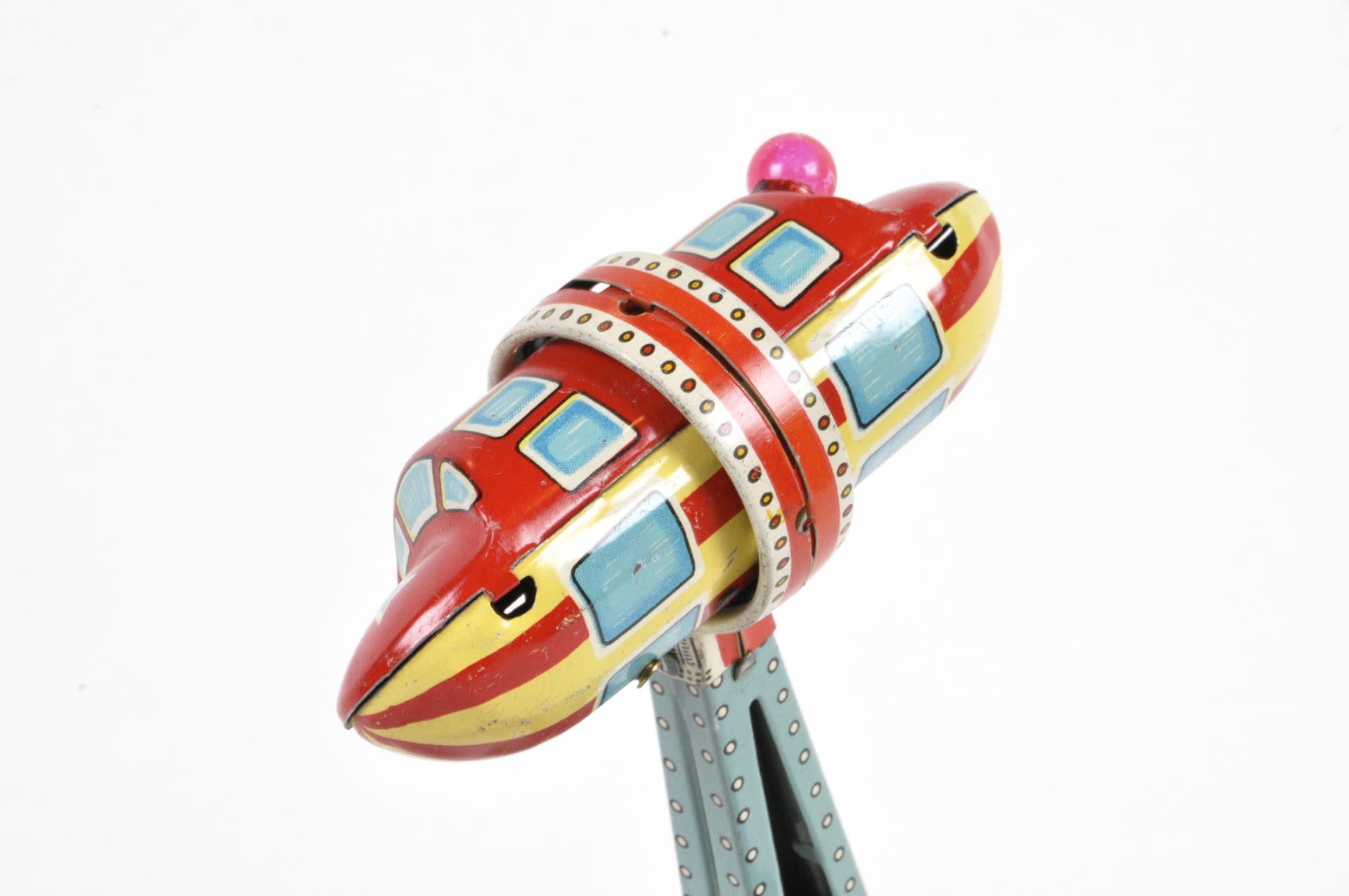 Alps Twirley Whirley Rocket Ride Tin Toy at The Toy Auction 2014 as ...