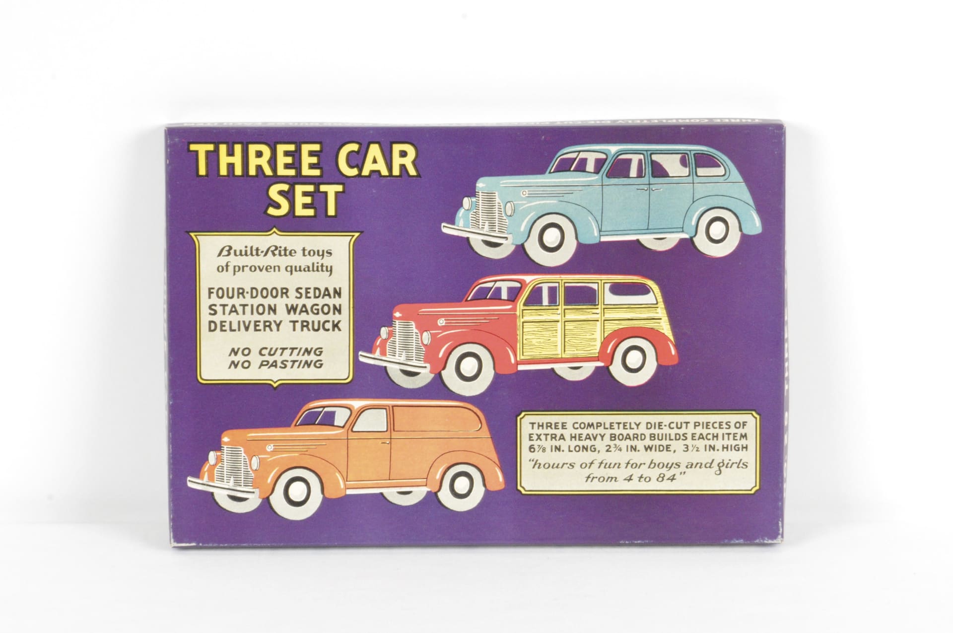 Built Rite Three Car Set at The Toy Auction 2014 as M440 - Mecum Auctions
