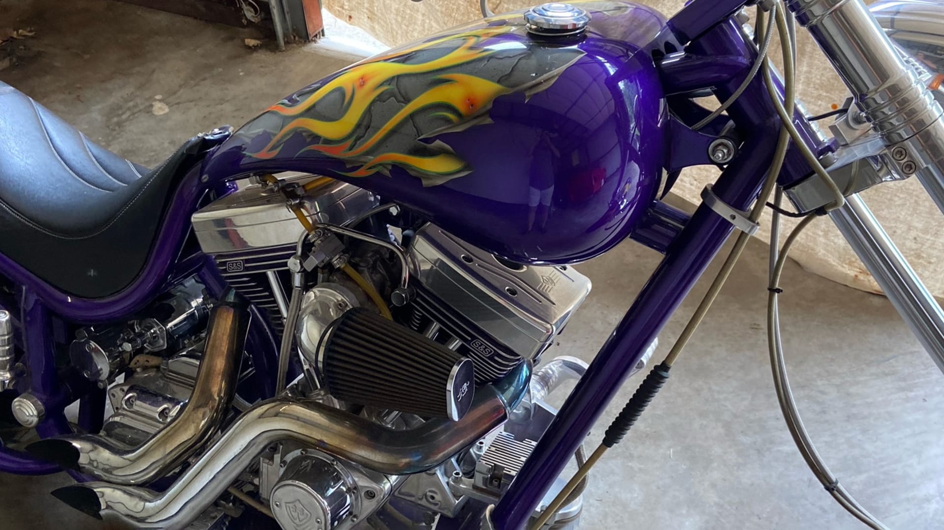 2001 Bourget Low Blow Custom Chopper at Tulsa 2022 as T16 - Mecum Auctions