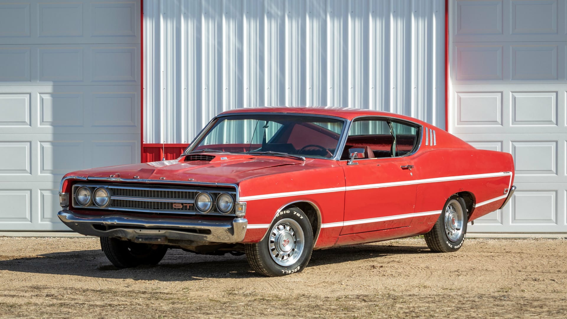 1969 Ford Torino GT Fastback at Tulsa 2022 as F12 - Mecum Auctions