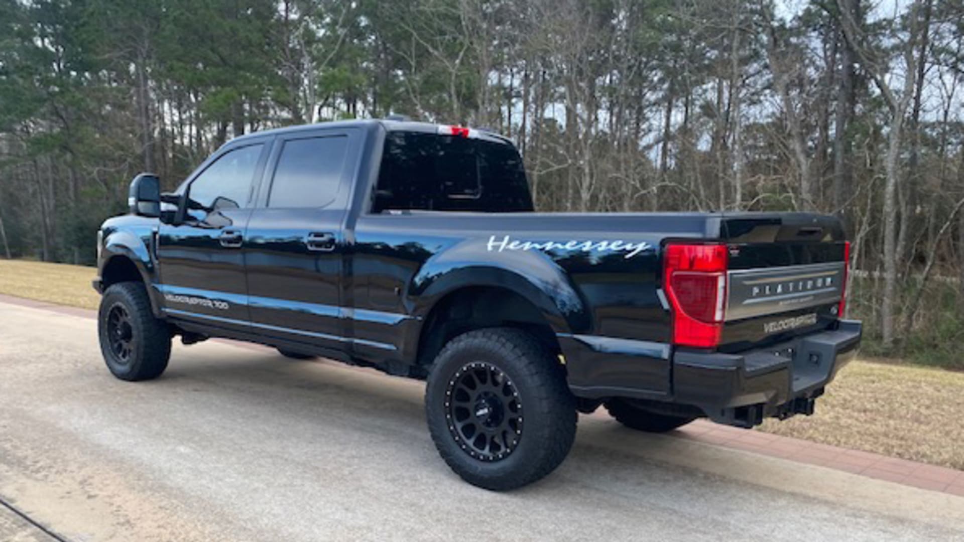 2021 Ford F250 Hennessey Velociraptor Pickup at Tulsa 2022 as S139.1 ...