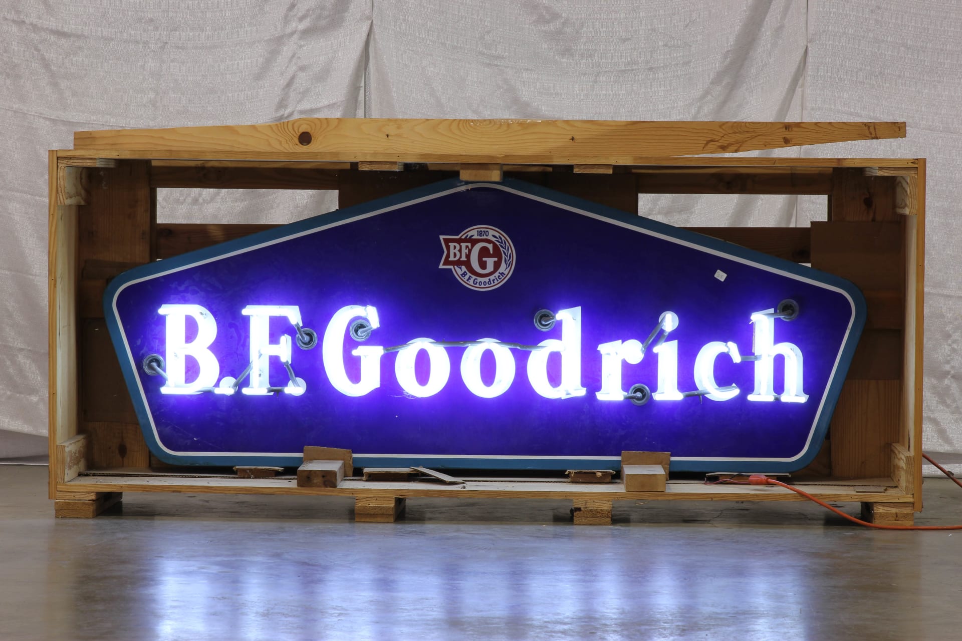 B.F. Goodrich 72x28x8 at The Walker Sign Collection 2015 as S15 - Mecum ...
