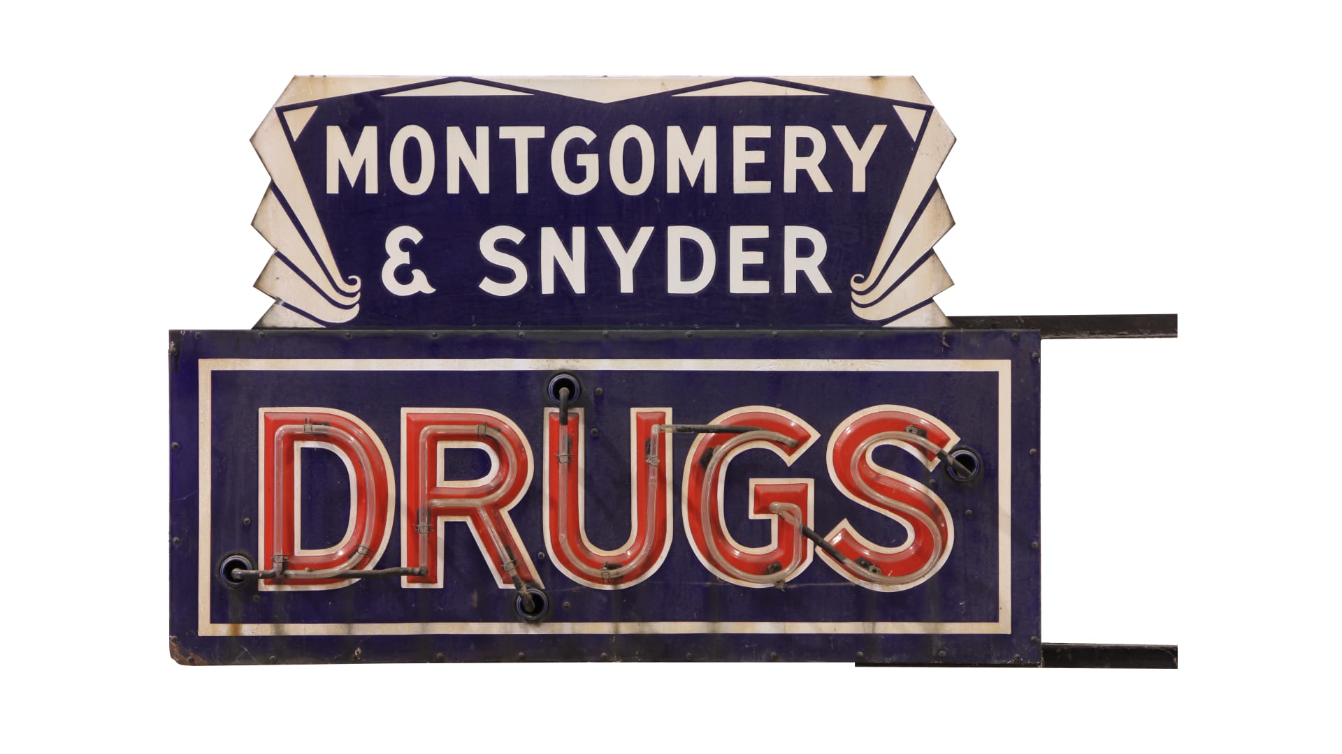 Montgomery & Snyder Drugs 52x35x15 at The Walker Sign Collection 2015 ...