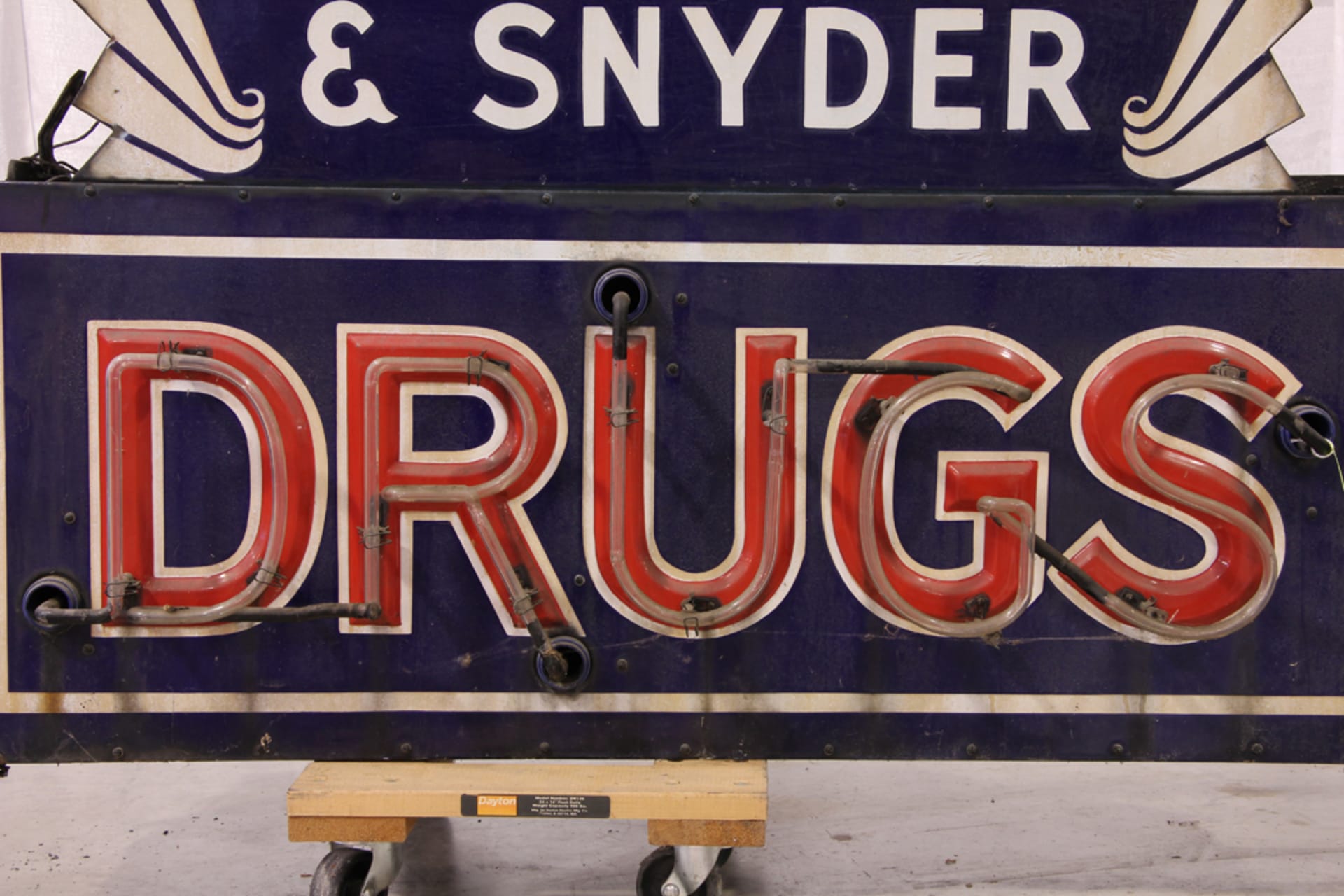 Montgomery & Snyder Drugs 52x35x15 at The Walker Sign Collection 2015 ...