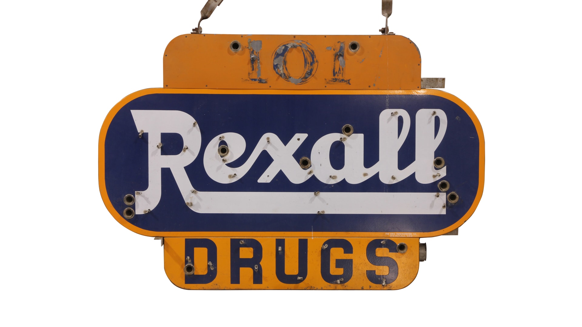 Rexall Drugs 72x48x12 at The Walker Sign Collection 2015 as F34 - Mecum ...