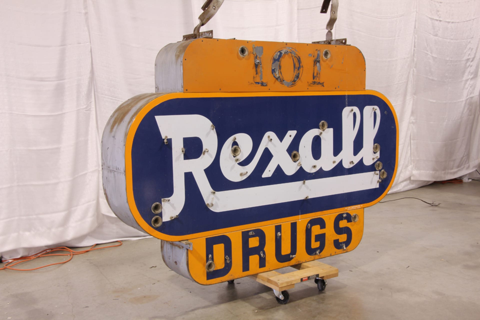 Rexall Drugs 72x48x12 at The Walker Sign Collection 2015 as F34 - Mecum ...