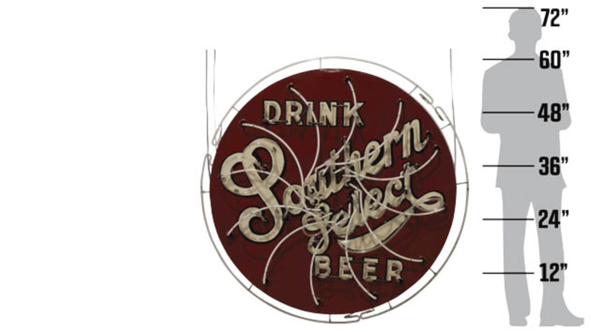 Southern Select Beer 60x60x21 at The Walker Sign Collection 2015 as ...
