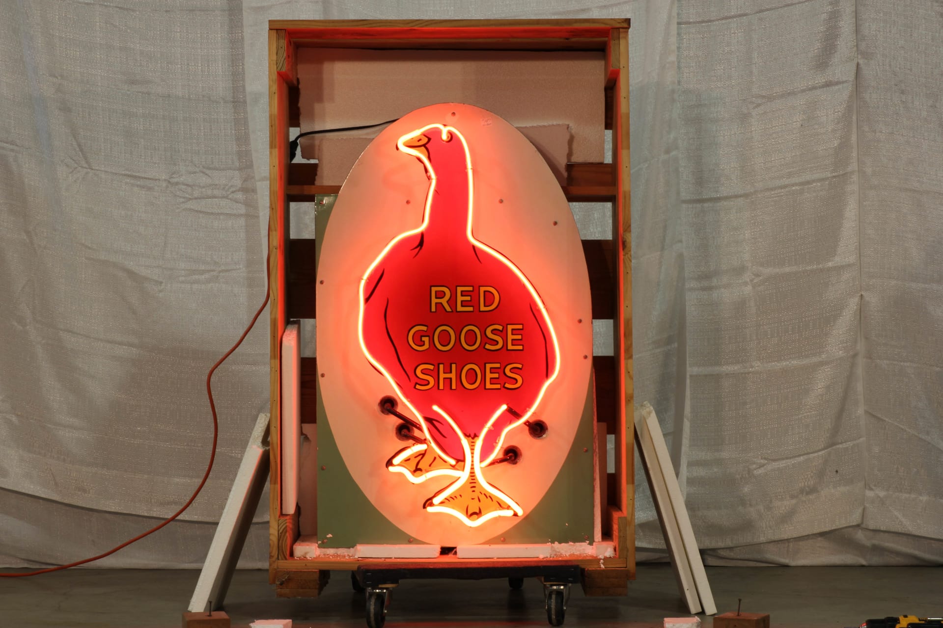 Red Goose Shoes 24x39x11 at The Walker Sign Collection 2015 as F109 ...