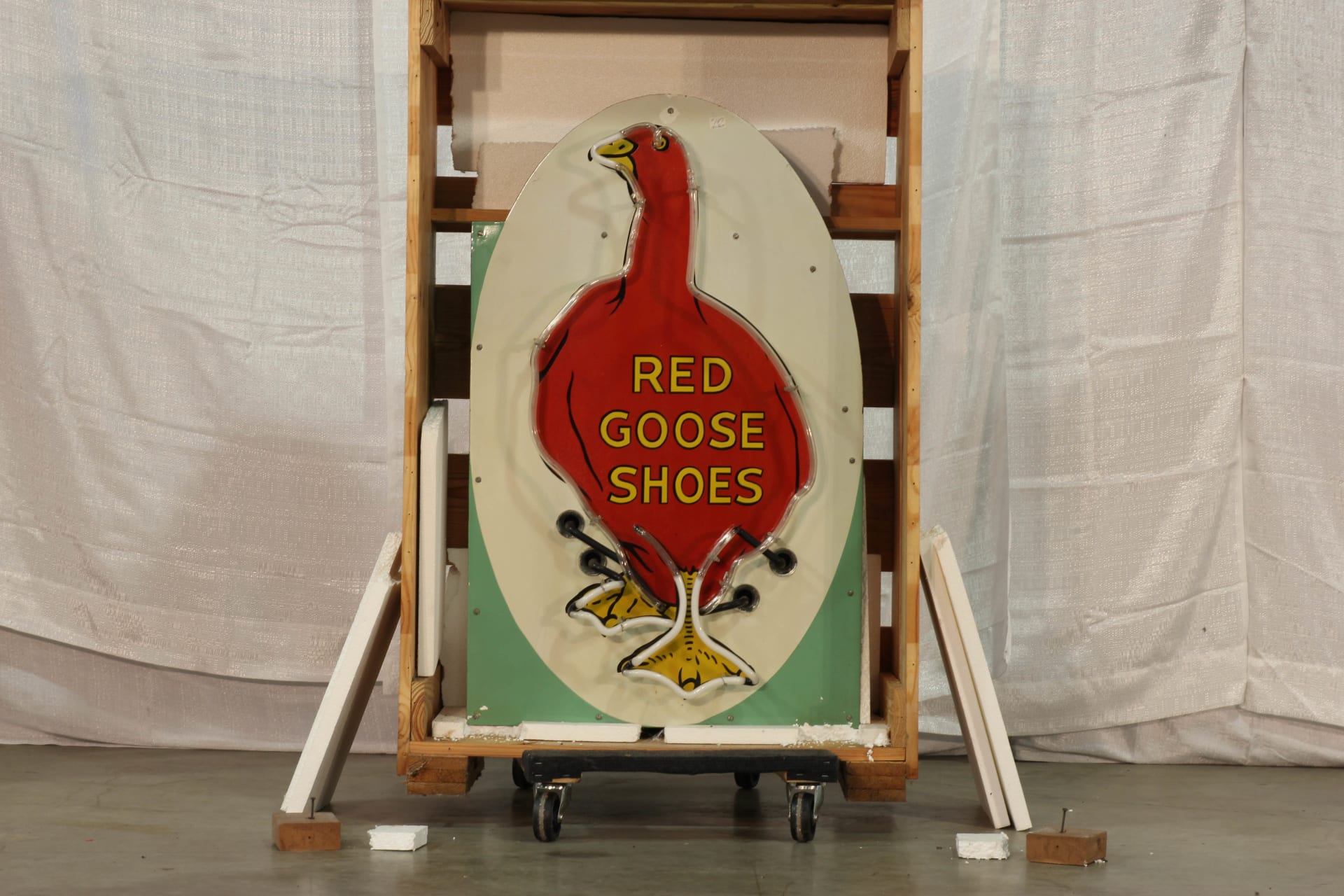 Red Goose Shoes 24x39x11 at The Walker Sign Collection 2015 as F109 ...