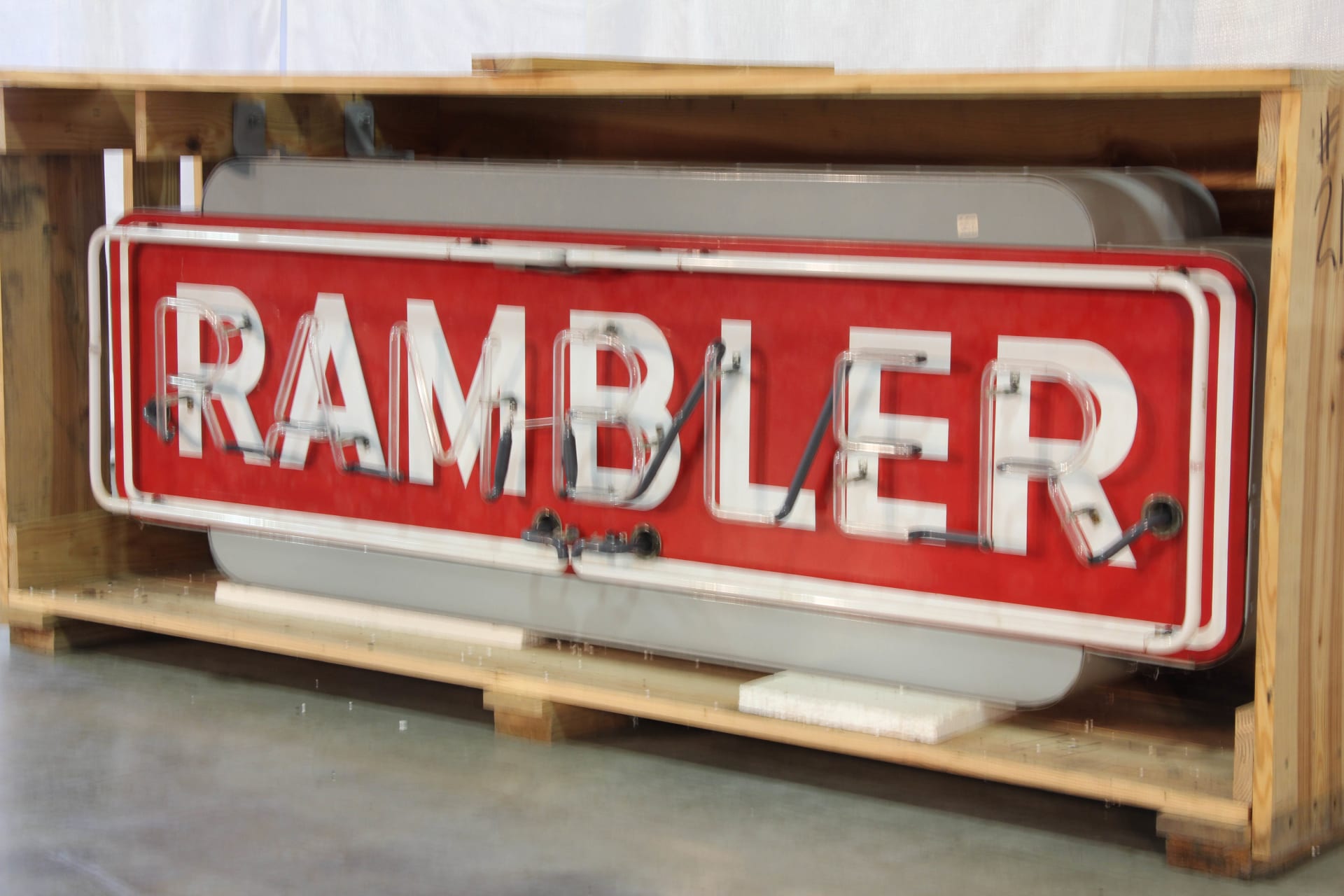 Rambler 66x23x17 at The Walker Sign Collection 2015 as S34 - Mecum Auctions