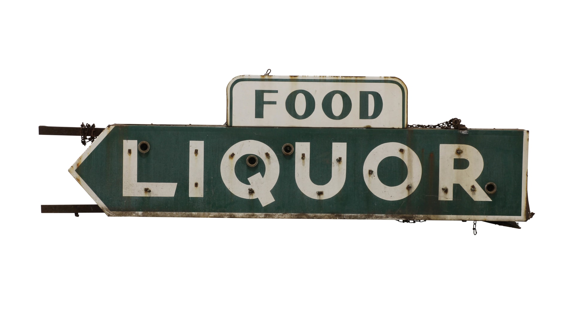 Food Liquor 81x26x10 at The Walker Sign Collection 2015 as S205 - Mecum ...