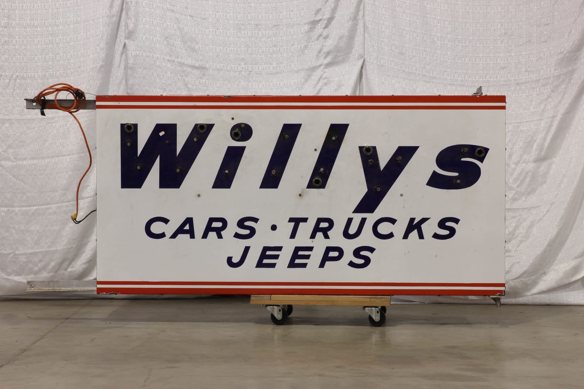Willys Cars Trucks Jeeps 71x35x10 at The Walker Sign Collection 2015 as ...