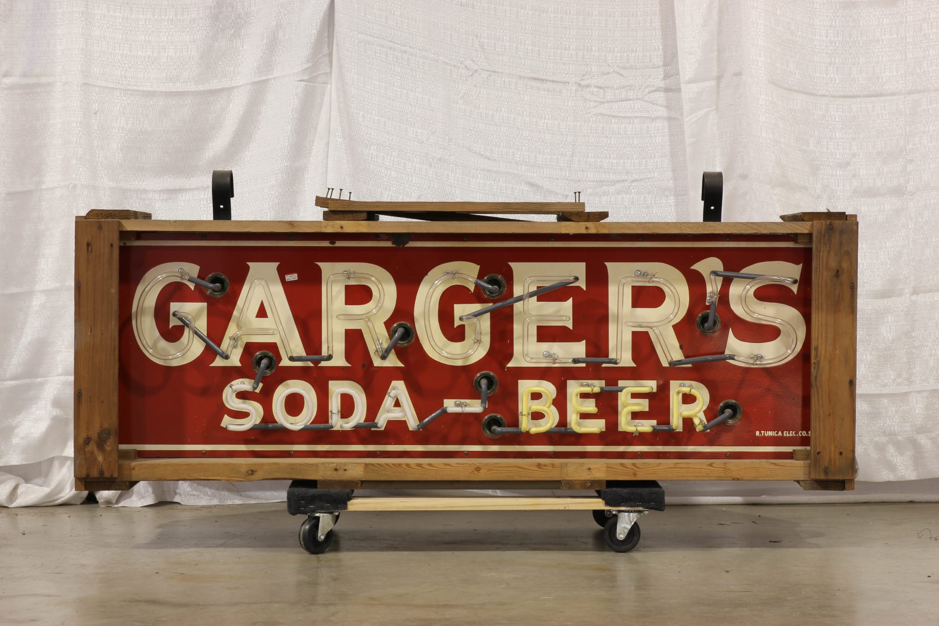 Garger's Soda Beer 60x18x13 at The Walker Sign Collection 2015 as S106 ...