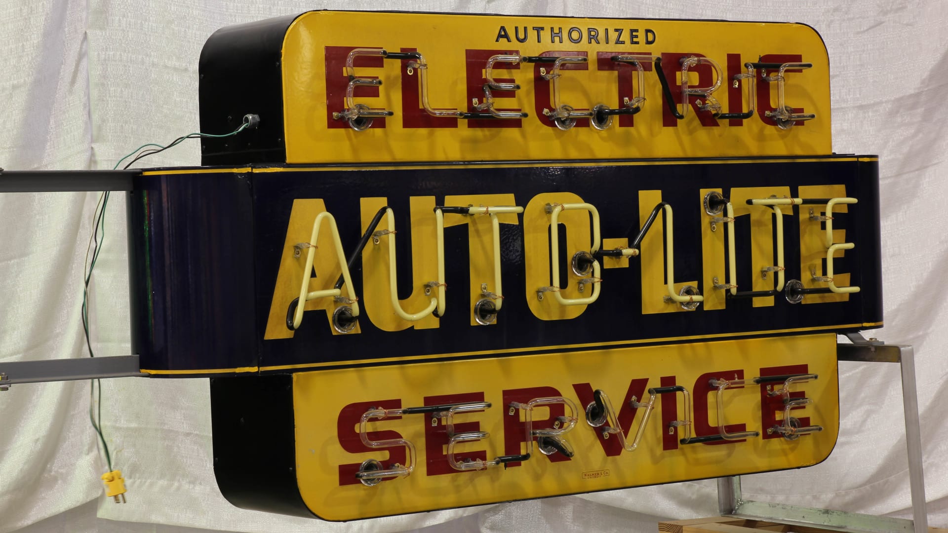 Auto-Lite 74x38x17 at The Walker Sign Collection 2015 as S77 - Mecum ...