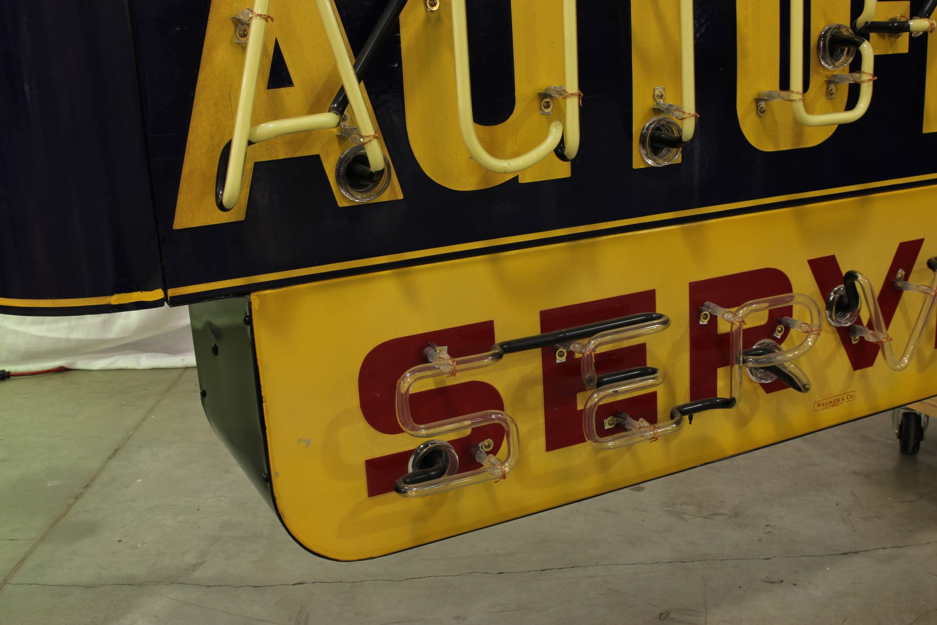 Auto-Lite 74x38x17 at The Walker Sign Collection 2015 as S77 - Mecum ...