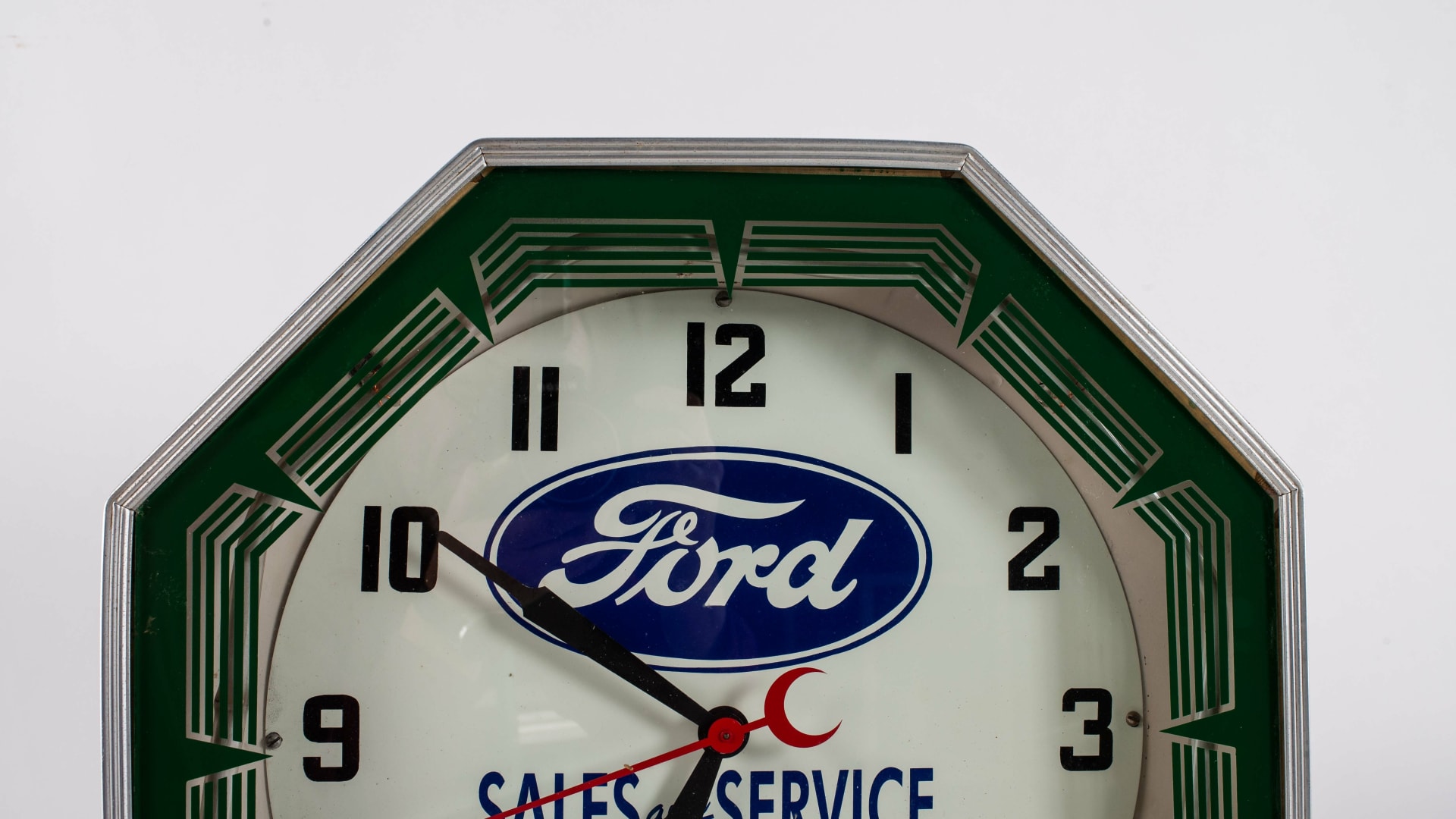 1940s Ford Neon Ribbon Clock at Gone Farmin' Spring Classic 2023 as B93 ...