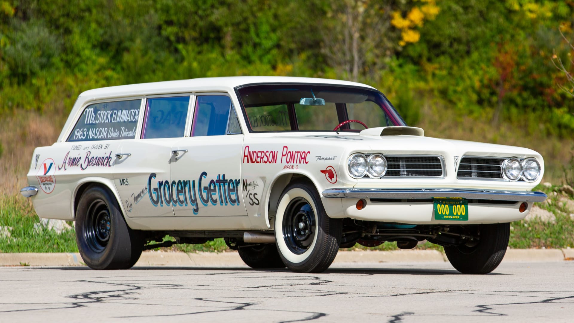 1963 Pontiac Tempest Wagon at Indy 2023 as K150 - Mecum Auctions