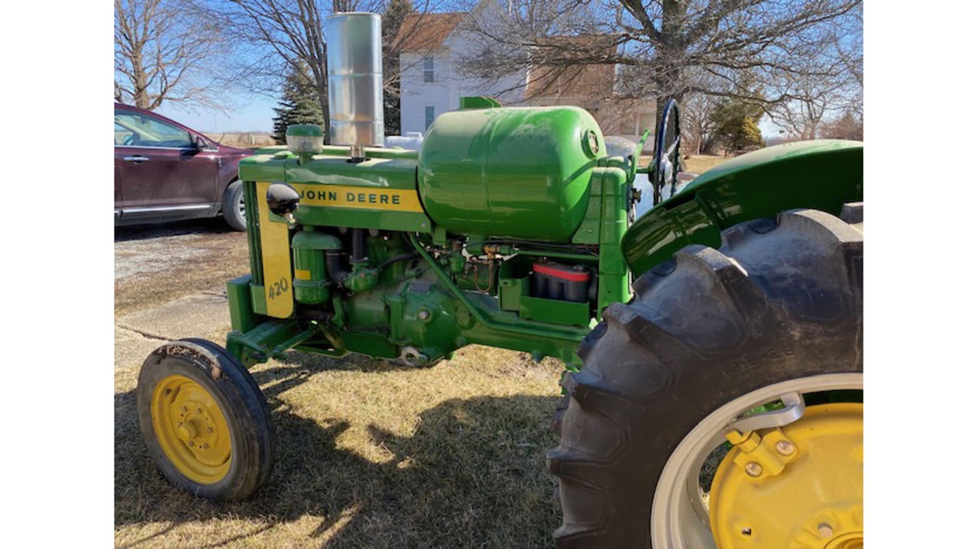 1958 John Deere 420 W LP at Gone Farmin' Spring Classic 2023 as S123 - Mecum Auctions