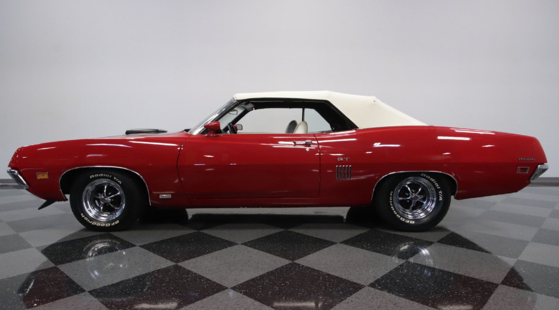 1970 Ford Torino GT Convertible at Glendale 2023 as T124.1 - Mecum Auctions