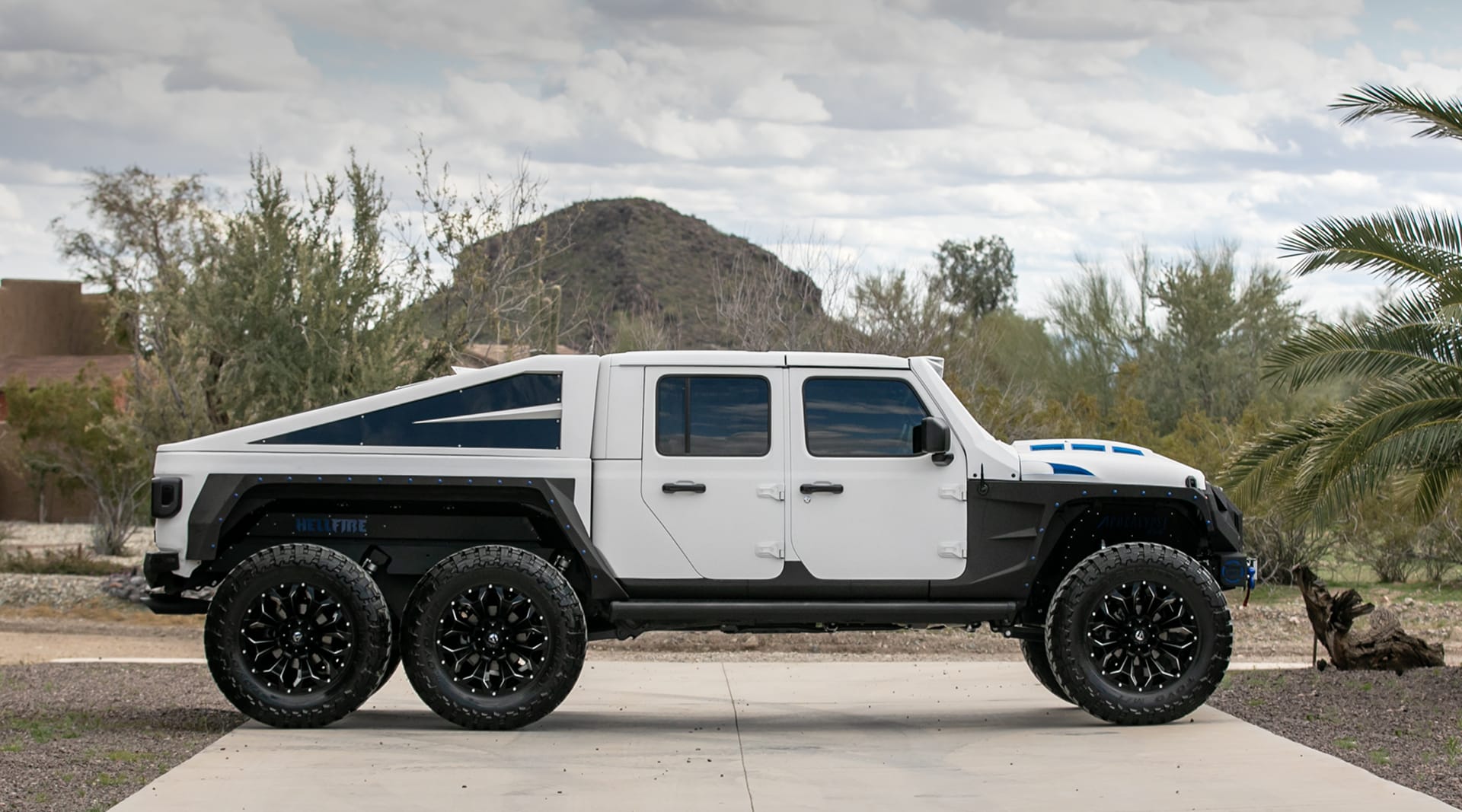 2022 Jeep Gladiator Apocalypse Hellfire 6X6 at Glendale 2023 as S234 ...