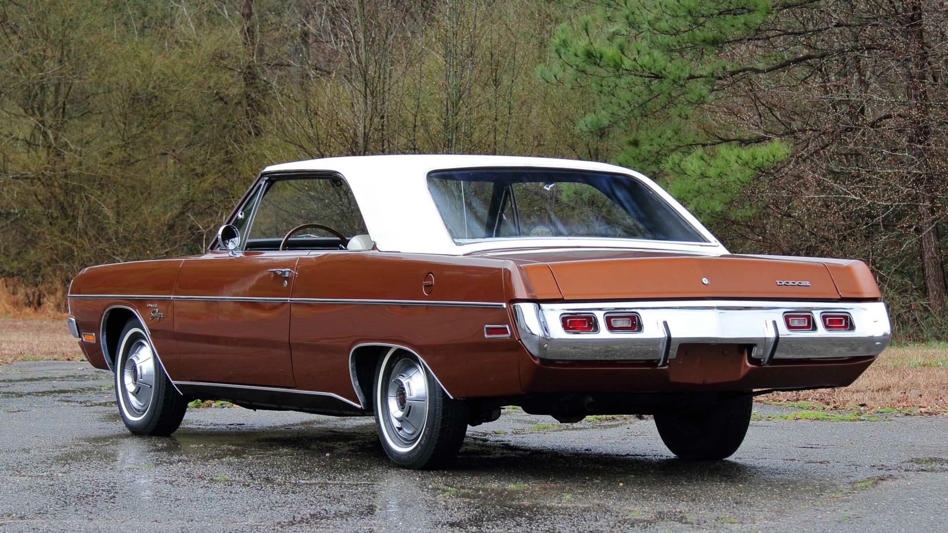1971 Dodge Dart Swinger at Indy 2023 as T128 - Mecum Auctions