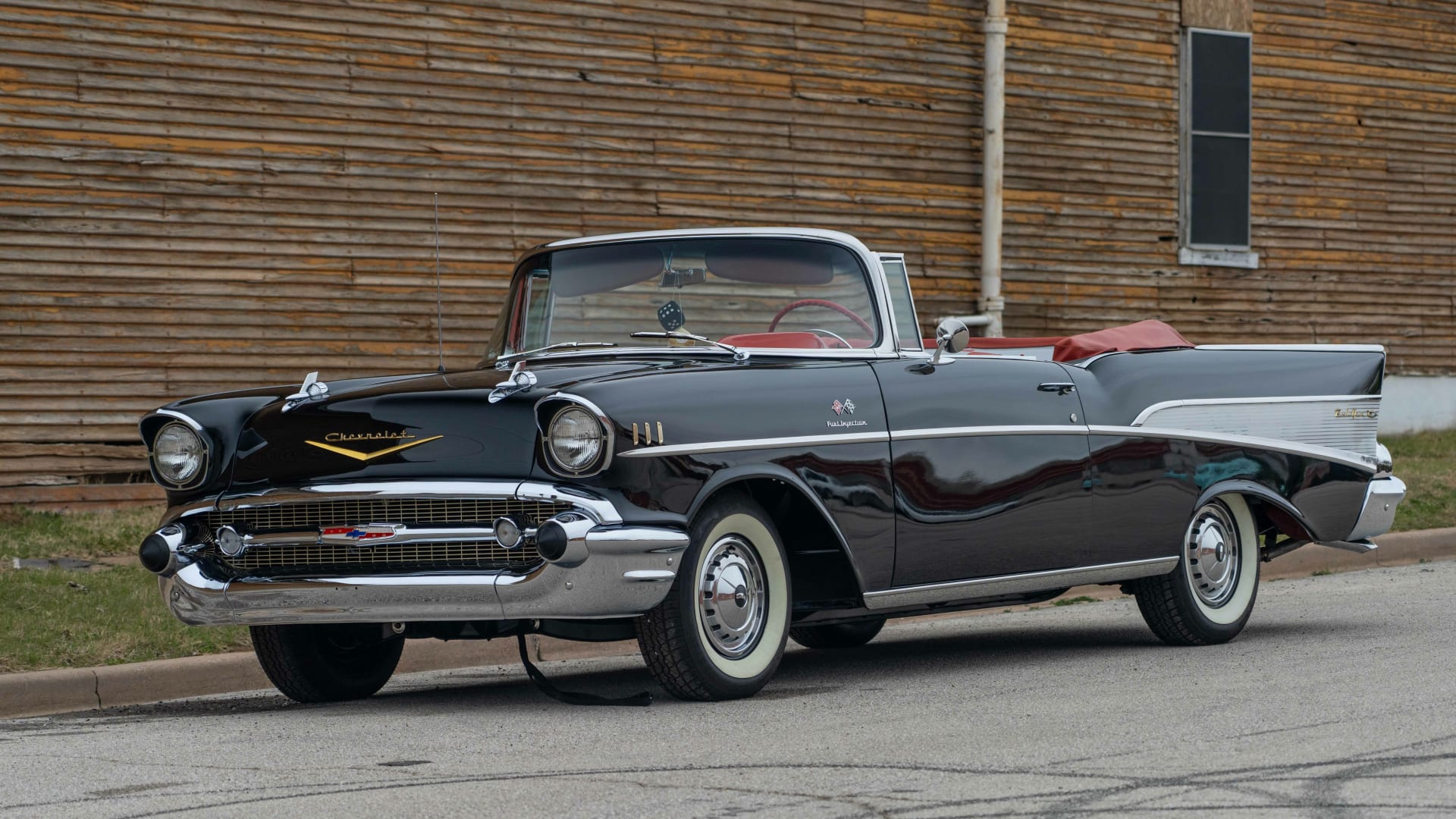 1957 Chevrolet Bel Air Convertible at Houston 2023 as S157.1 - Mecum ...